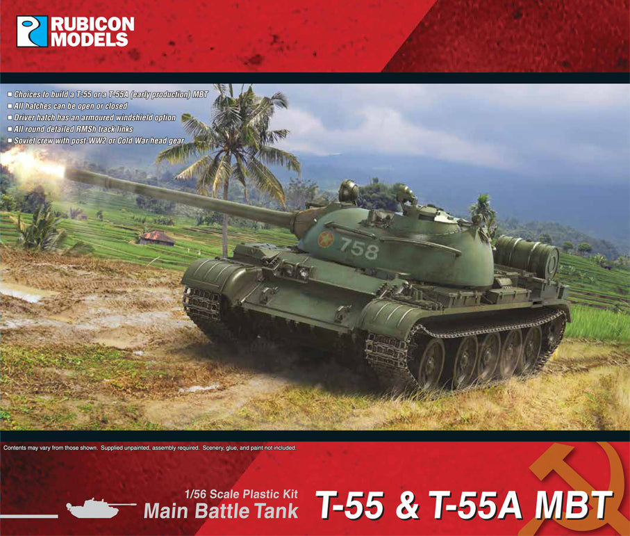 280121 T-55 & T-55A (early production) MBT – Rubicon Models USA