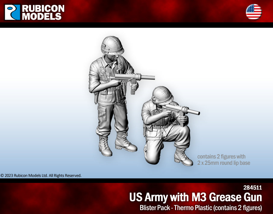 284511 US Army with M3 Grease Gun- Thermoplastic – Rubicon Models USA