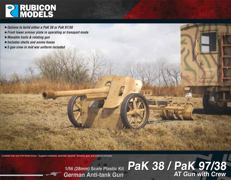 280058 PaK 38 / PaK 97/38 AT Gun with Crew – Rubicon Models USA