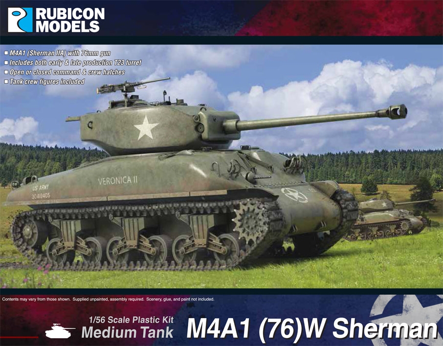 280087 M4A1(76)W Sherman- LH – Rubicon Models USA