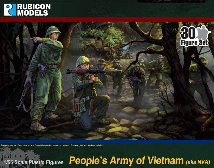281003 People's Army of Vietnam (NVA) with Command – Rubicon Models USA