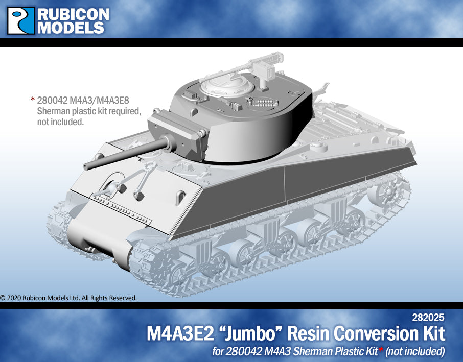 282025 M4A3E2 Jumbo Conversion Kit- Resin NO LEAD TIME AVAILABLE ...
