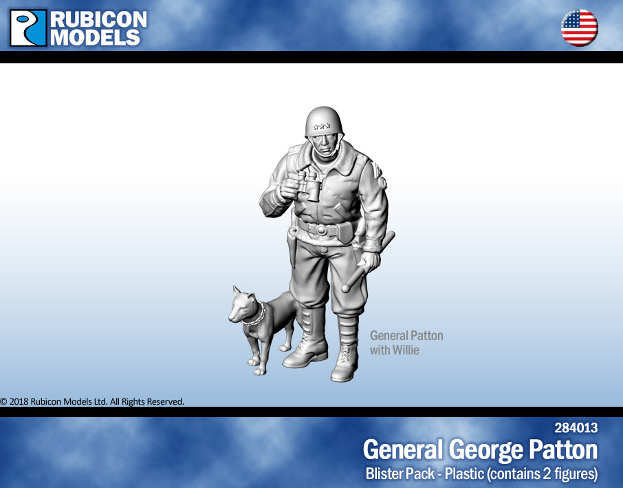 284013 General George Patton with Willie – Rubicon Models USA