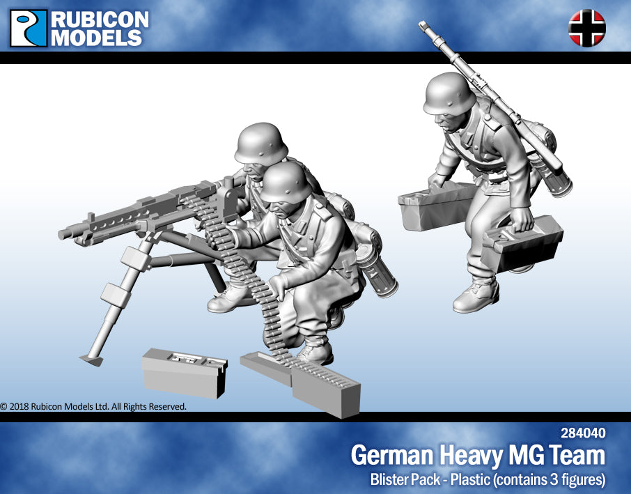 284040 German Heavy Machine Gun Team – Rubicon Models USA