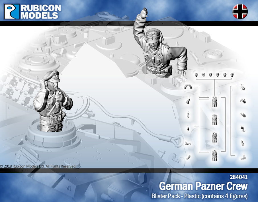 284041 German Panzer Crew – Rubicon Models USA