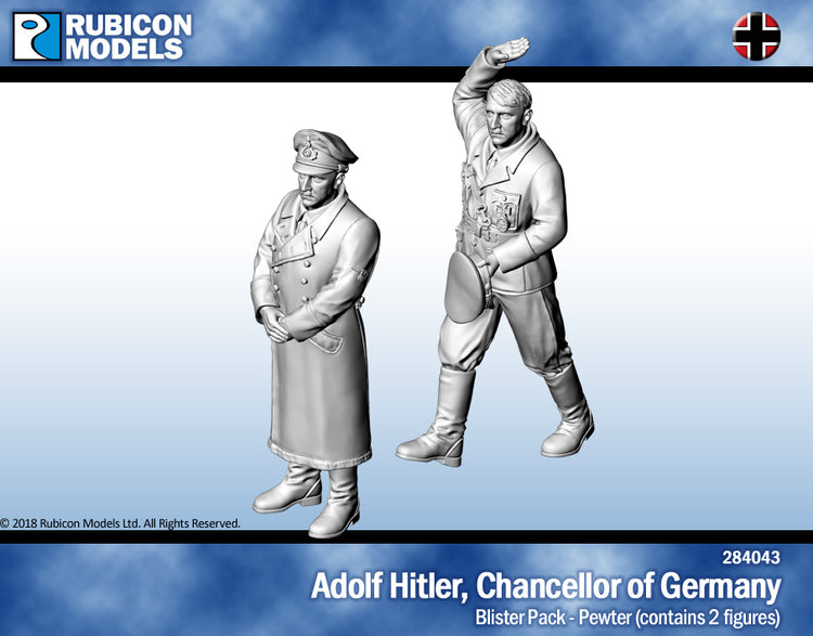 284043 Adolf Hitler, Chancellor of Germany- Pewter – Rubicon Models USA