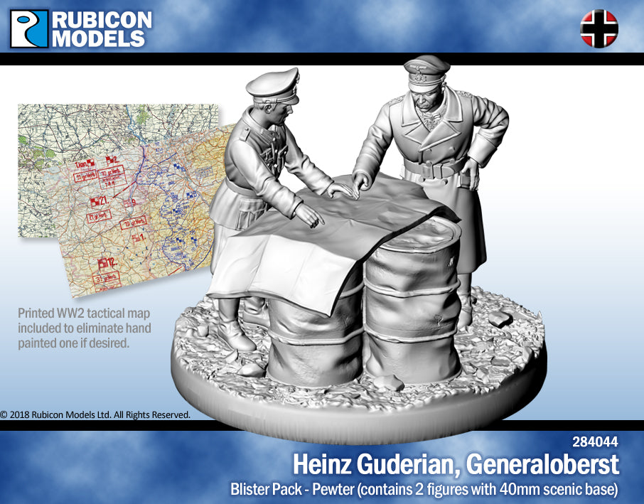 284044 Heinz Guderian, Generaloberst (Colonel General)- Pewter ...