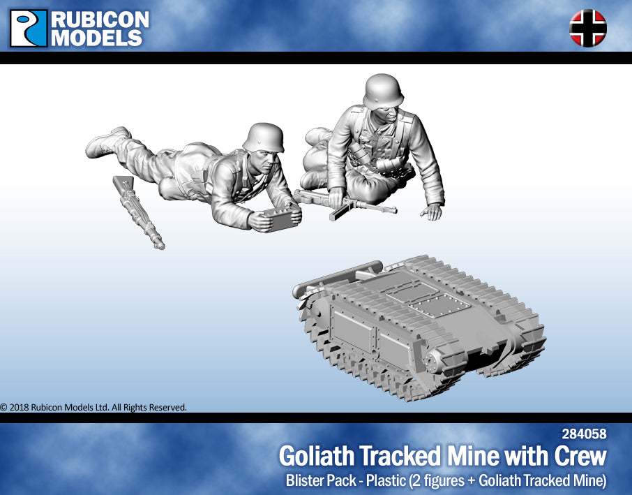 284058 Goliath Tracked Mine with Crew – Rubicon Models USA