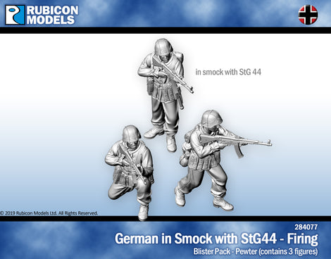 284077 German Infantry in Smock with StG44 Firing- Pewter – Rubicon ...
