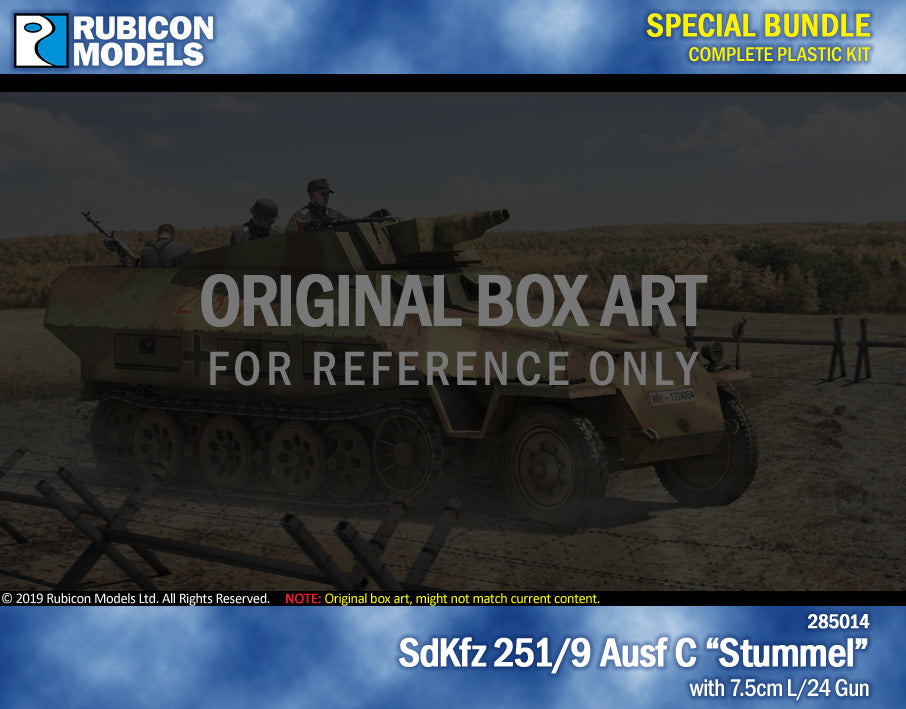 SdKfz 251/9 Ausf C "Stummel" with 7.5cm L/24 Gun Bundle: 280031+280044 ...